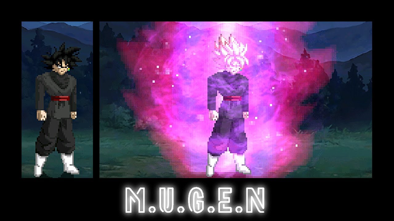 Goku Black Forma Base, SSJ ROSE - MUGEN CHAR - YouTube
