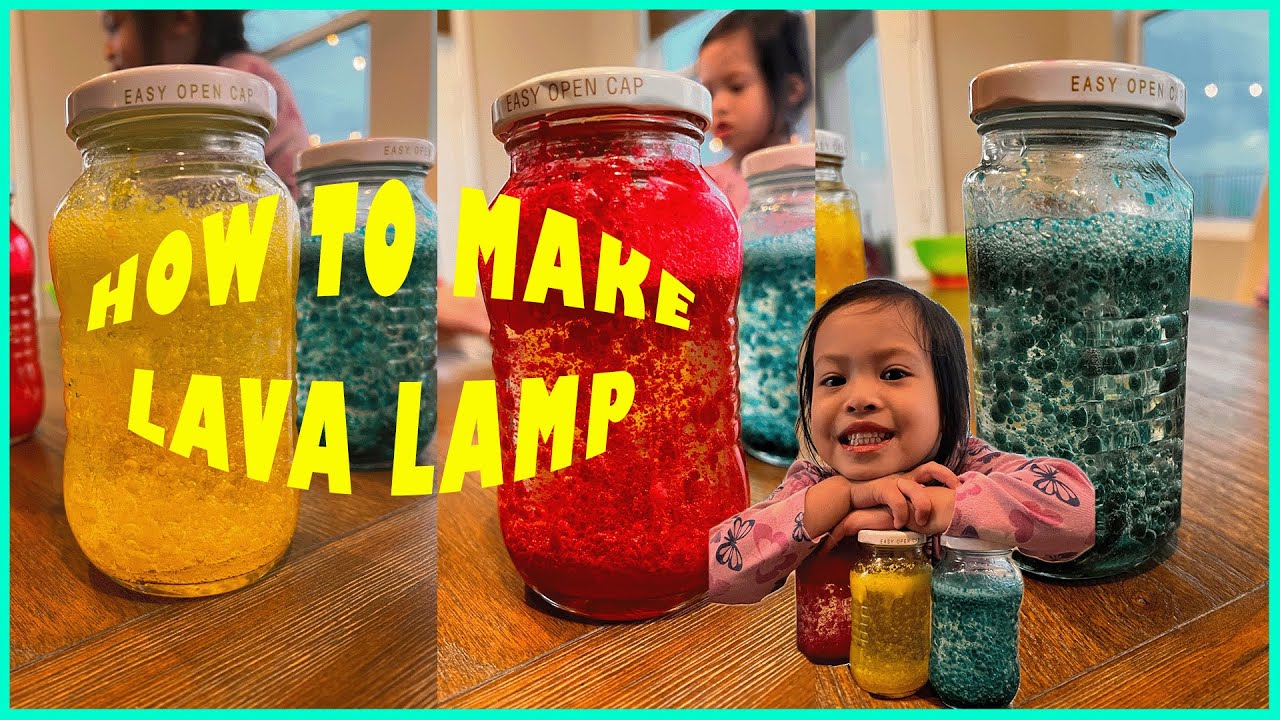 How to Make Lava Lamp with Mommy Using Simple Ingredients | Kids ...