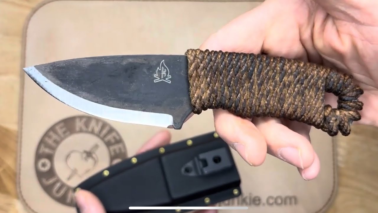 Knives by Nuge Primitive XL with New Ambidextrous Sheath -- Up Close ...