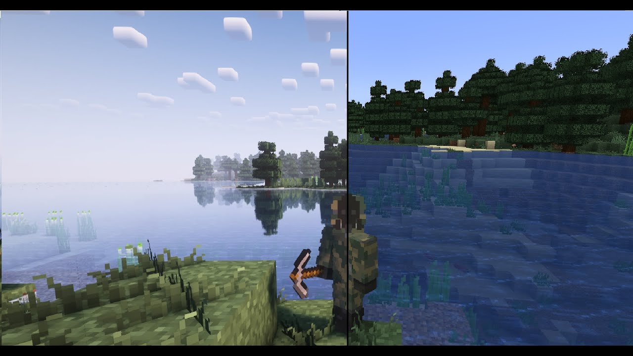 Back To Basics! (minecraft with shaders with small amount of chat ...