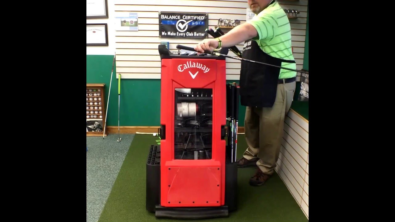 Callaway fitting cart At McGolf - YouTube