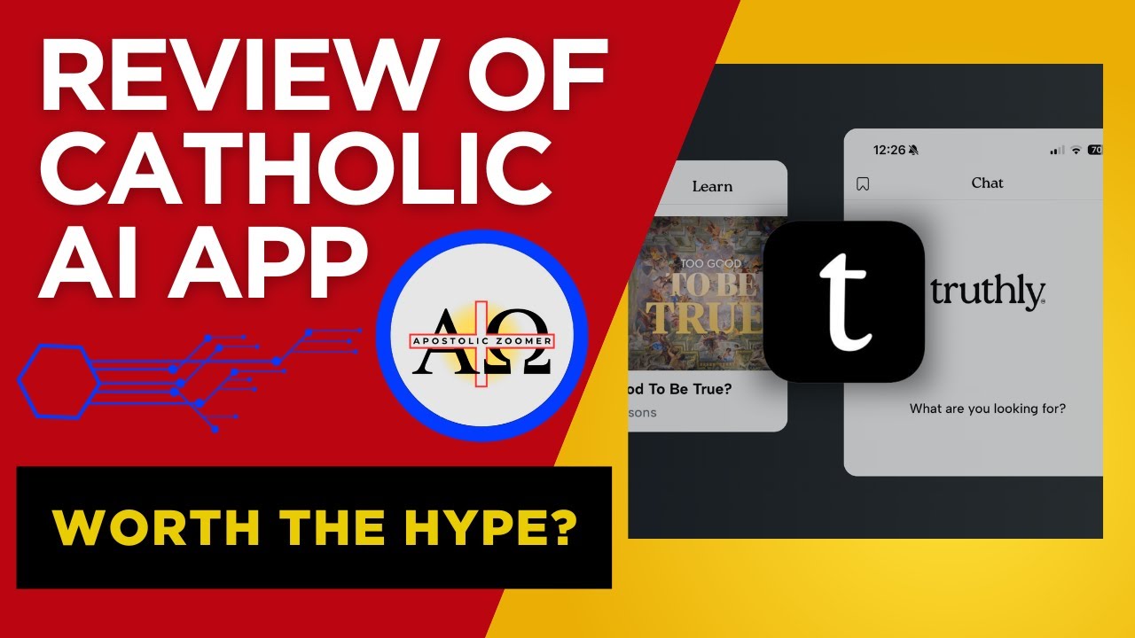 Honest review of Truthly - the Catholic AI app - YouTube