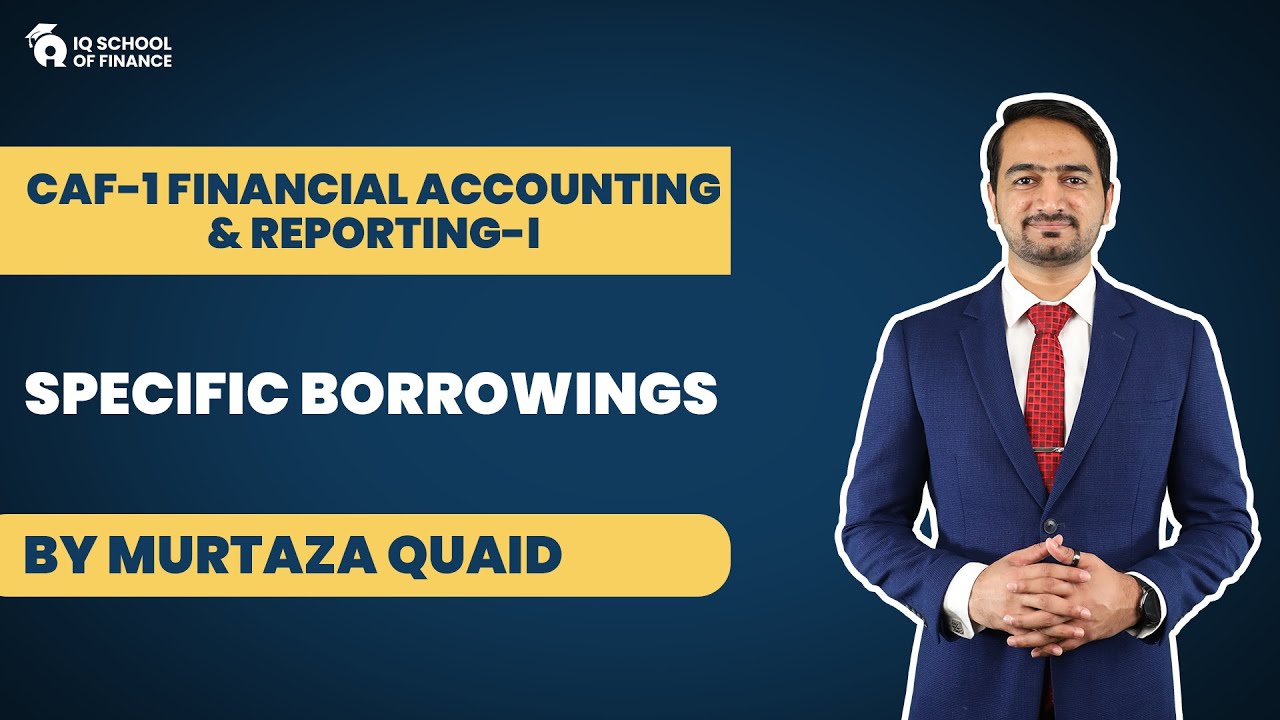 CAF 1 Financial Accounting and Reporting I - Lecture 4 - Specific ...