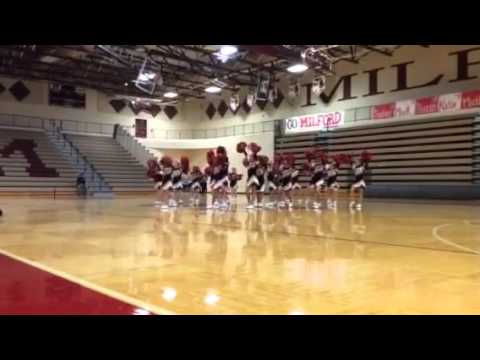 Freshmen Pom Routine 2014 - YouTube