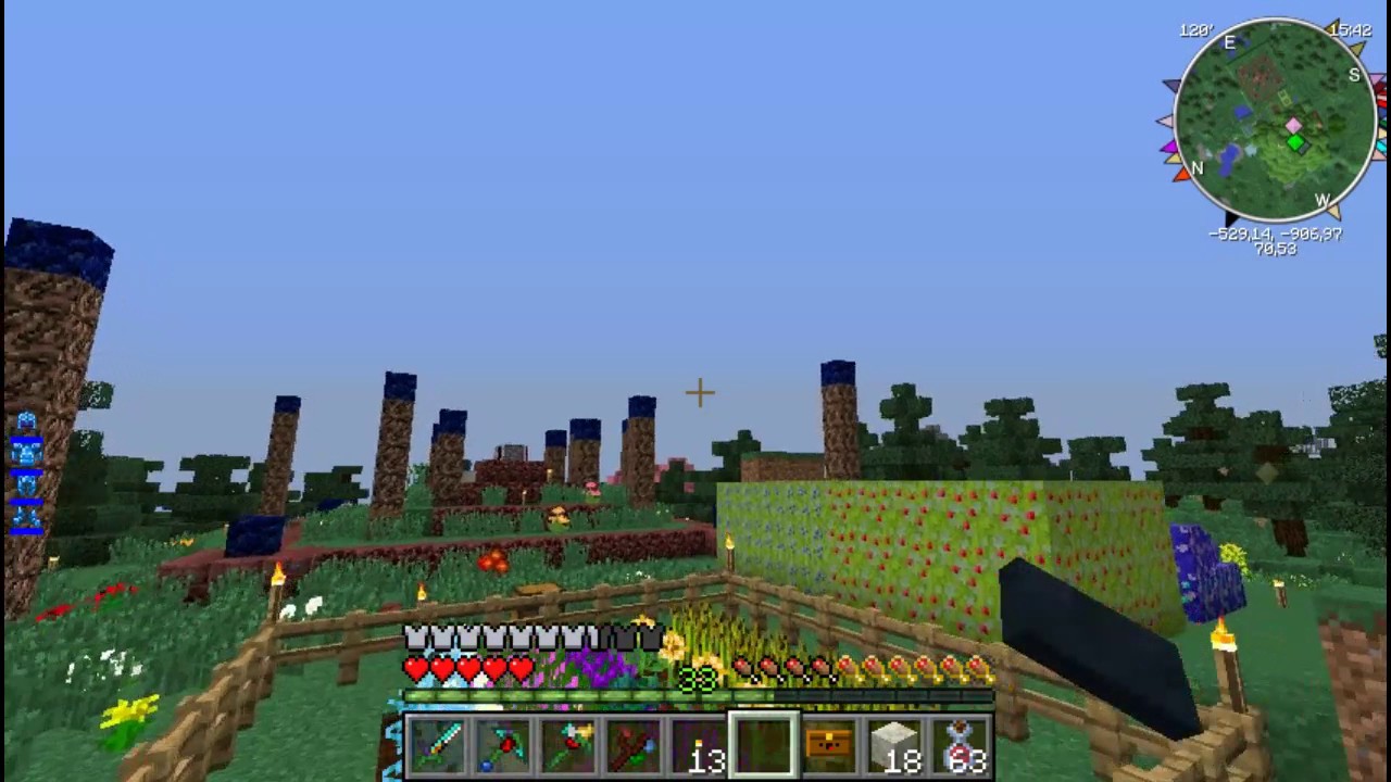 Minecraft: O Feiticeiro 9: Flôr de cura e altar do blood magic tier 2 ...