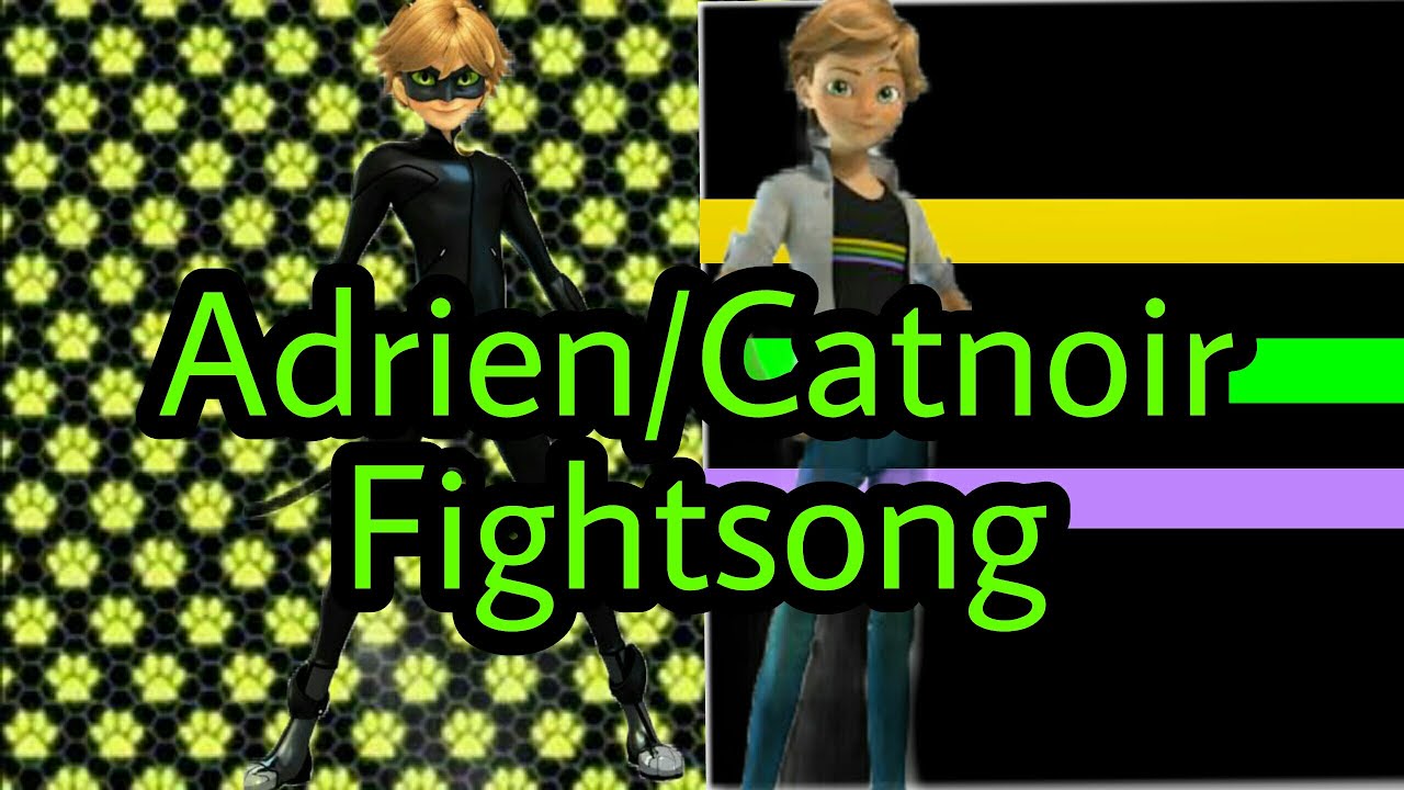 Miraculous Ladybug Adrien/Catnoir Fight song - YouTube