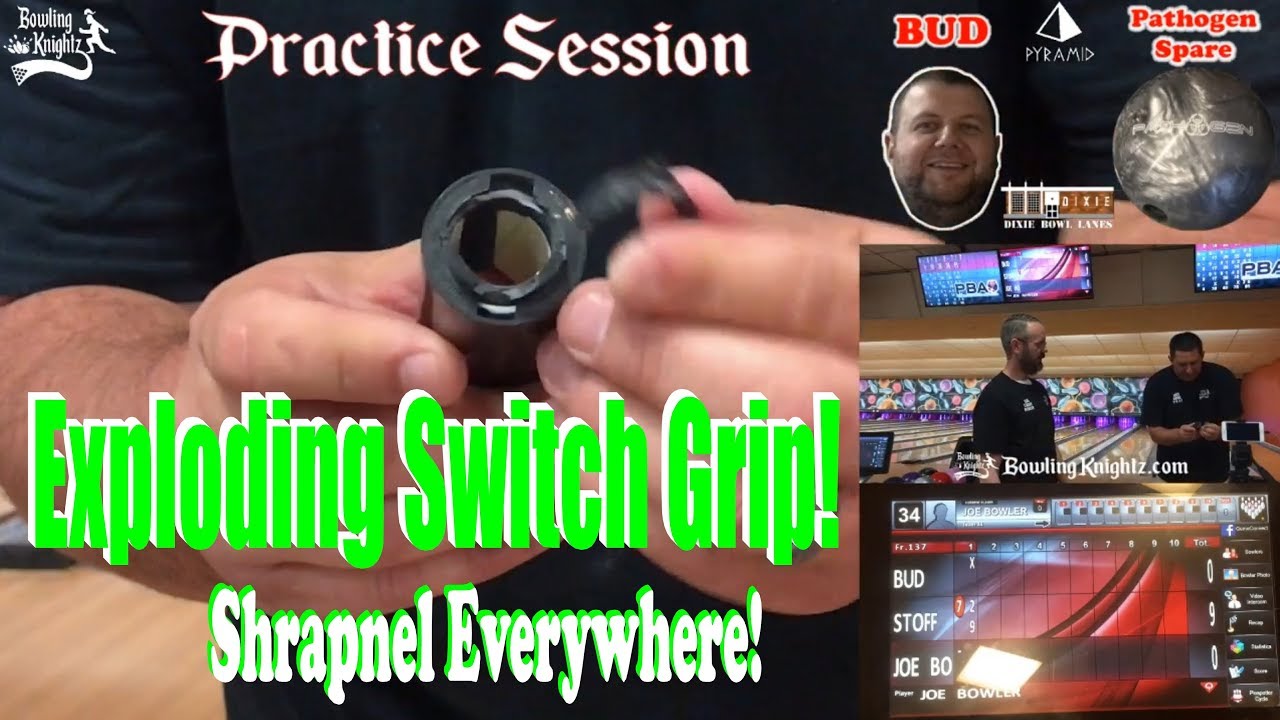 Exploding Switch Grip Thumb with Slow Mo! Shrapnel Everywhere! - YouTube