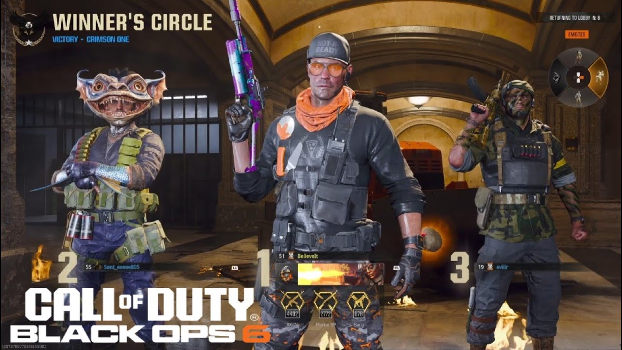 1st Place Face Off Kill Confirmed Racket! | Call Of Duty Black Ops 6 ...
