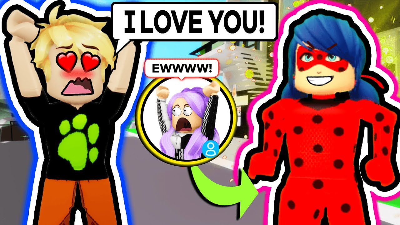 PRETENDING TO BE LADYBUG IN A ROBLOX ODER SERVER - YouTube