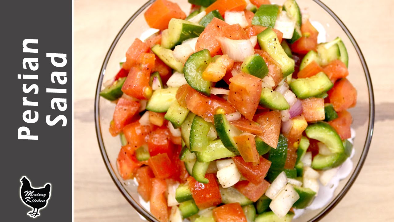 Persian salad | Tasty Persian Salad Recipe | How to Make Persian Salad ...