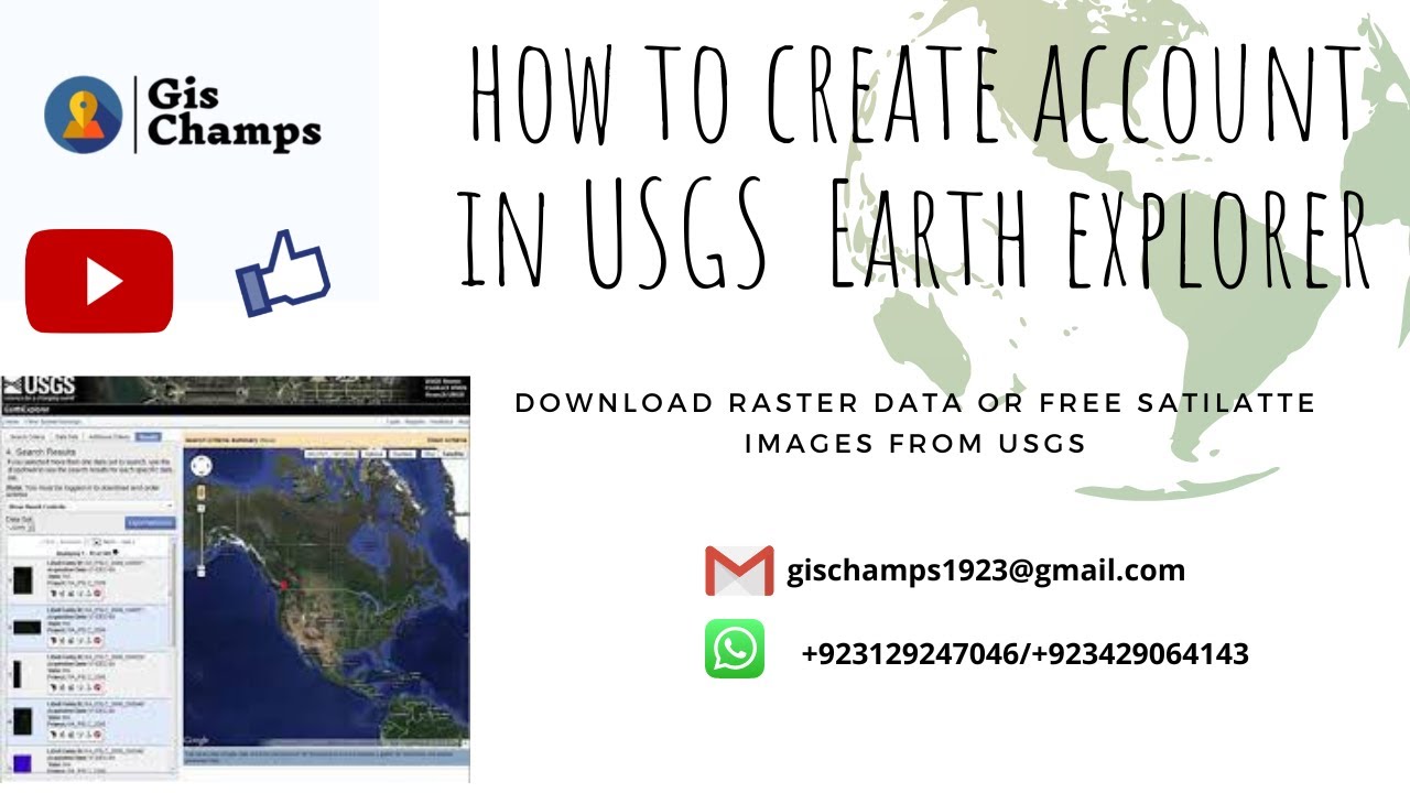 How to Create Account In USGS Earth Explorer - YouTube