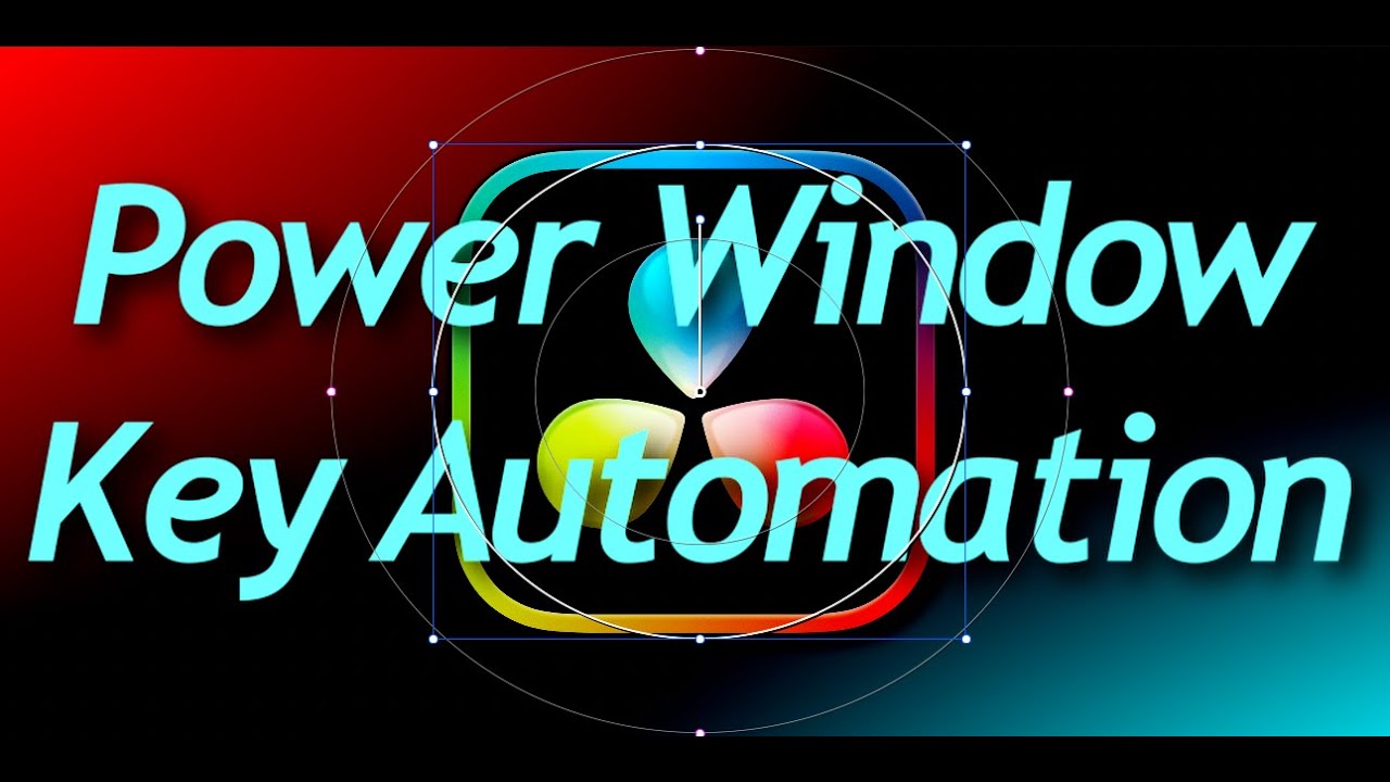 DaVinci Resolve 19 Power Window Automation - YouTube