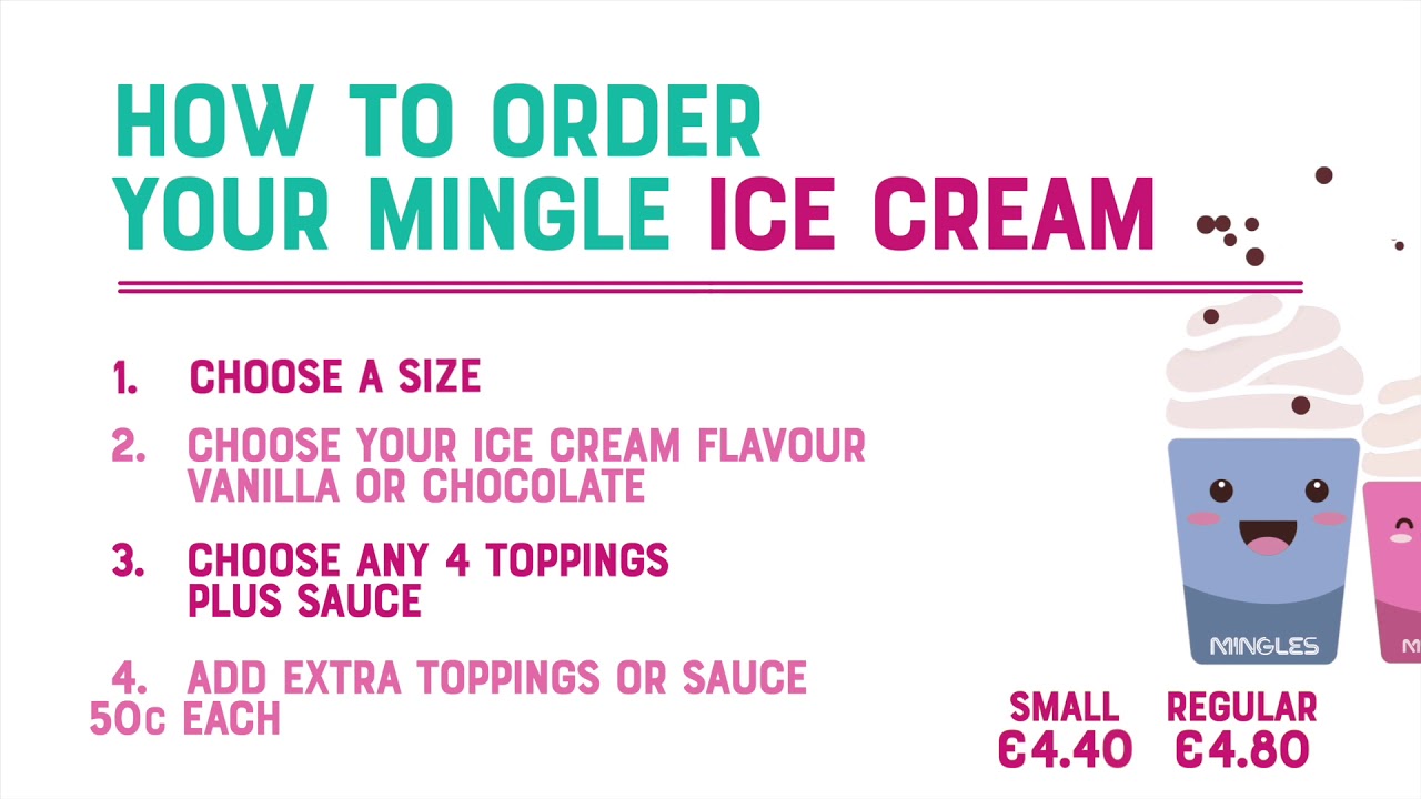 Mingles - Menu Board (How To Mingle) - YouTube