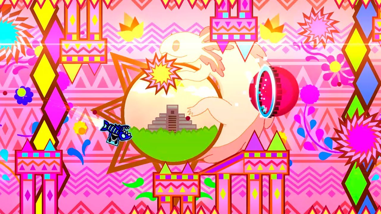 "Axolotl" by Chamoylol 100% (Epic Level) (Coin) | Geometry Dash - YouTube