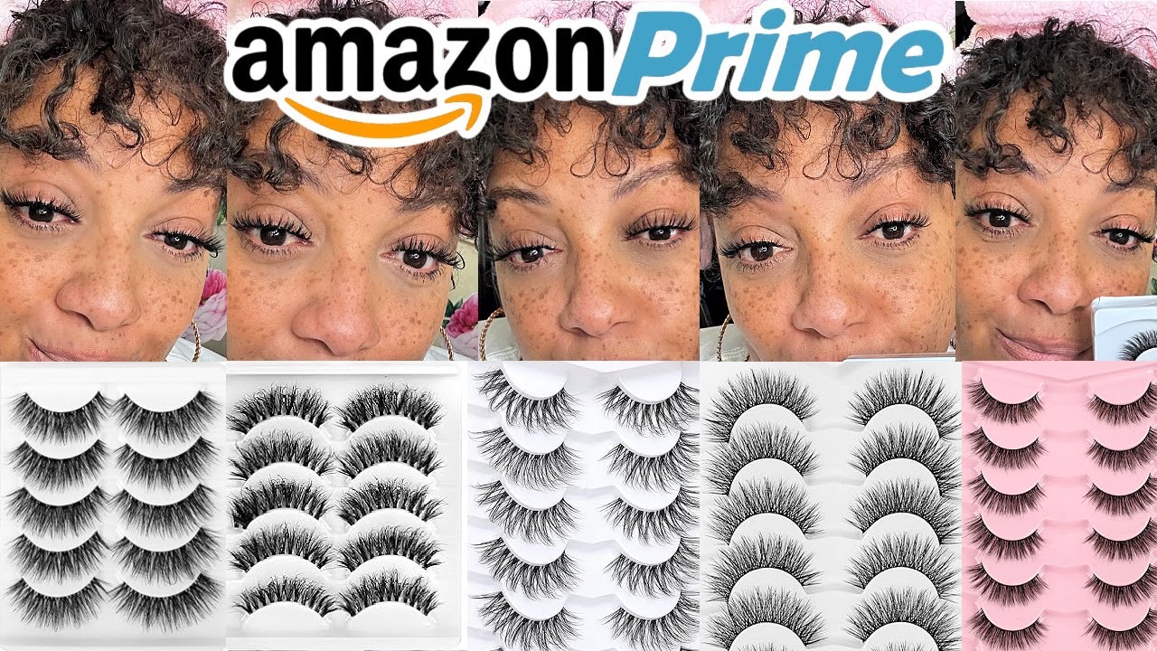 BEST AMAZON NATURAL LOOKING STRIP EYELASH TRY ON, Perfect Lashes For ...