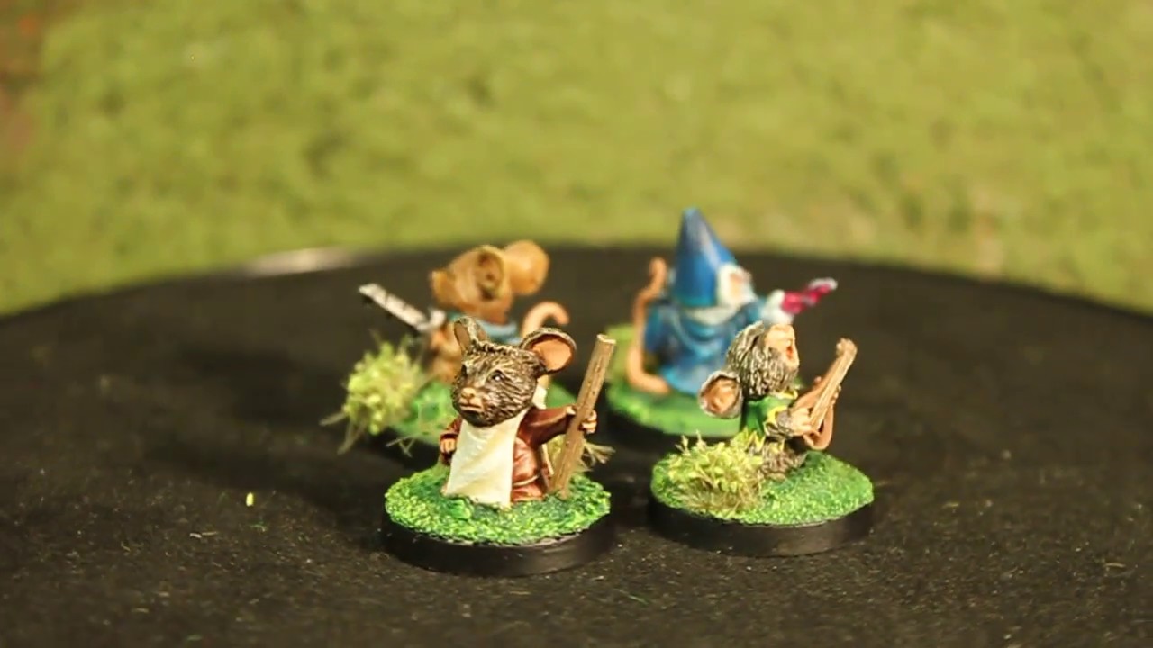 Dungeons & Dragons - Mousling Wizard, Bard, Monk and Fighter (Reaper ...