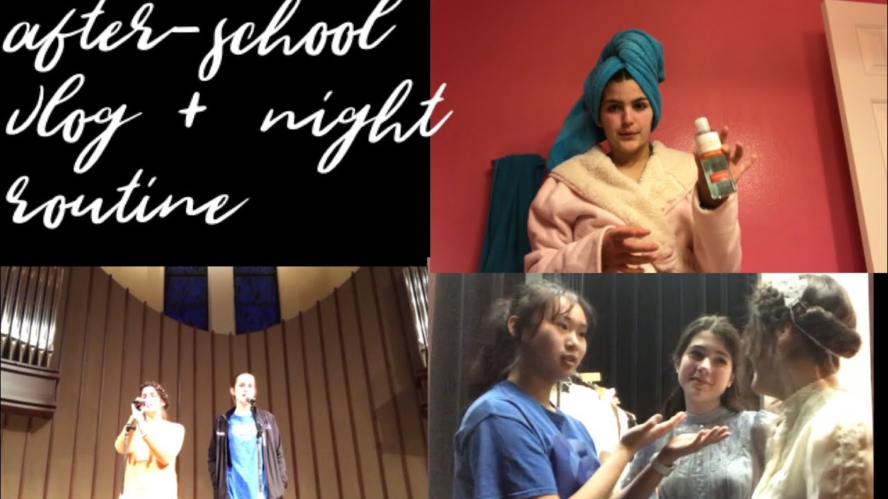 Come to rehearsals + singing practice with me (plus night routine ...