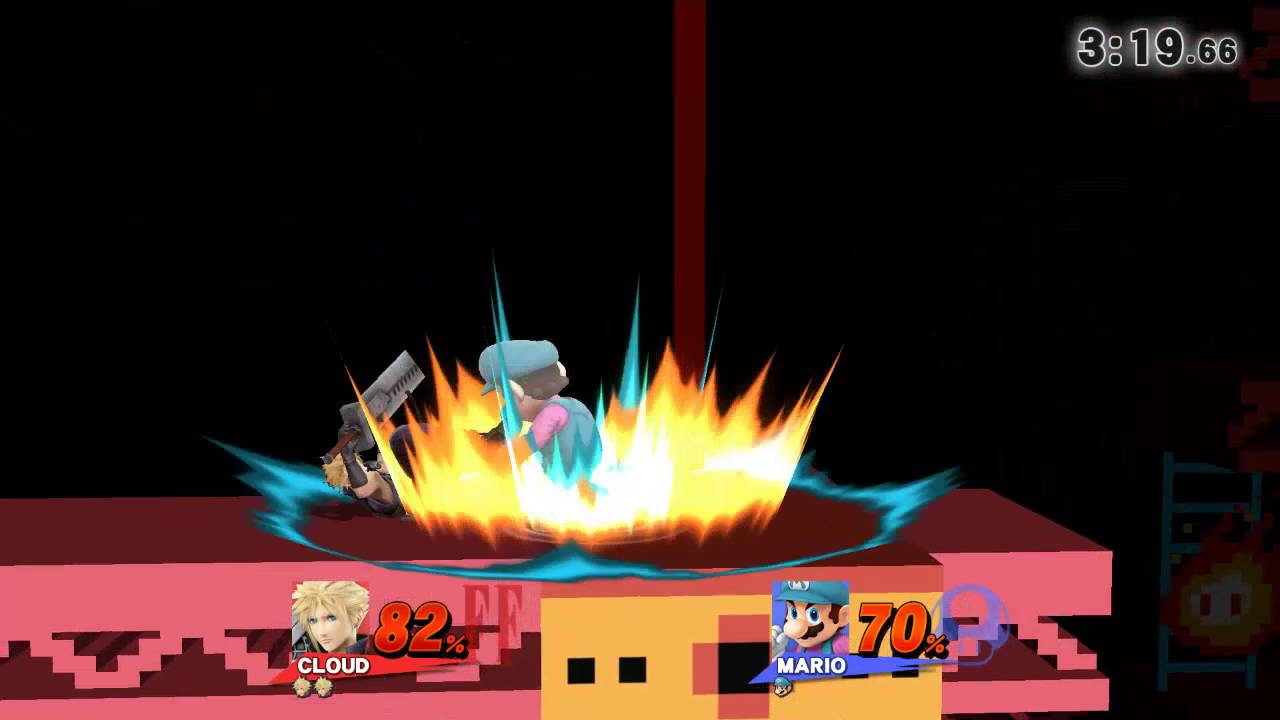Cloud vs Mario - YouTube