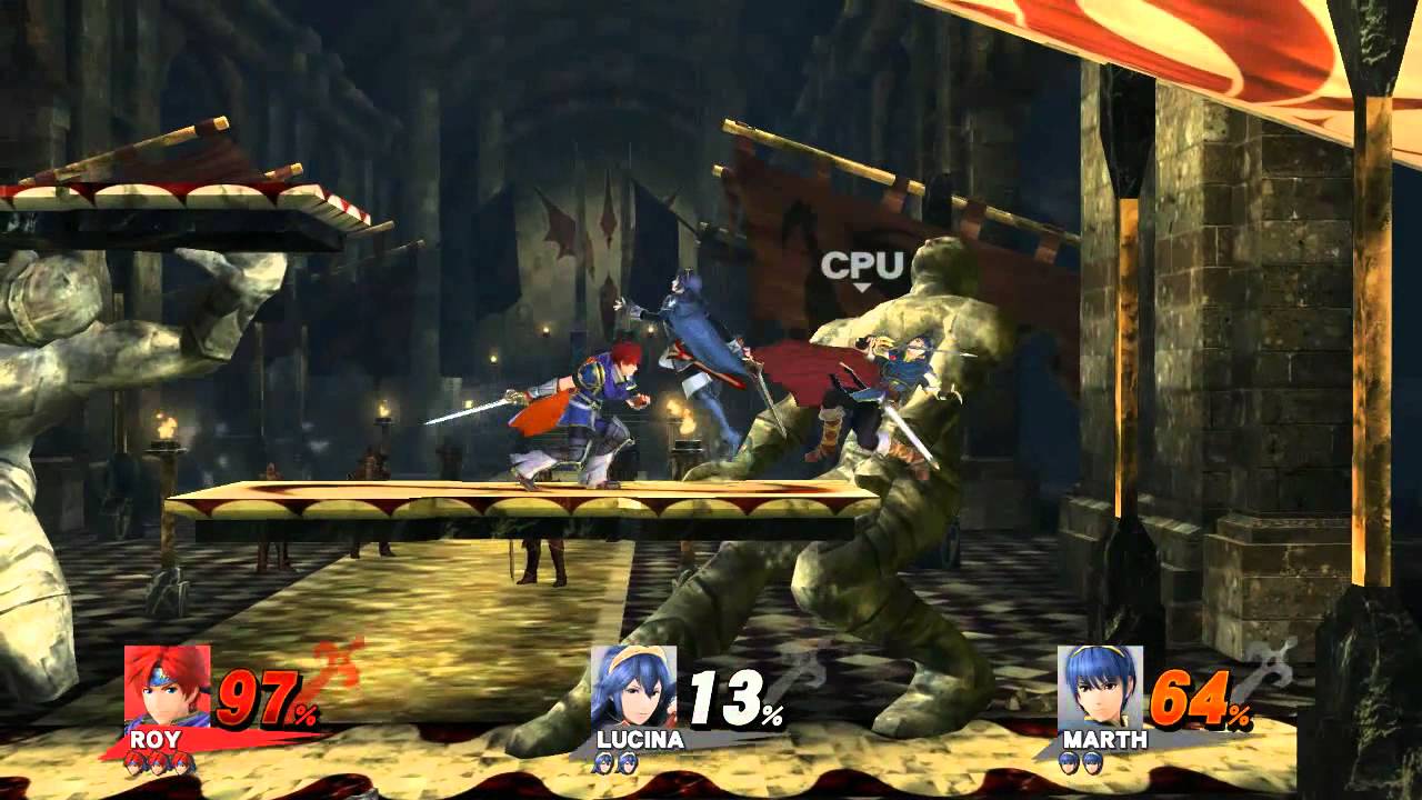 Marth vs Girl Marth vs red marth - YouTube