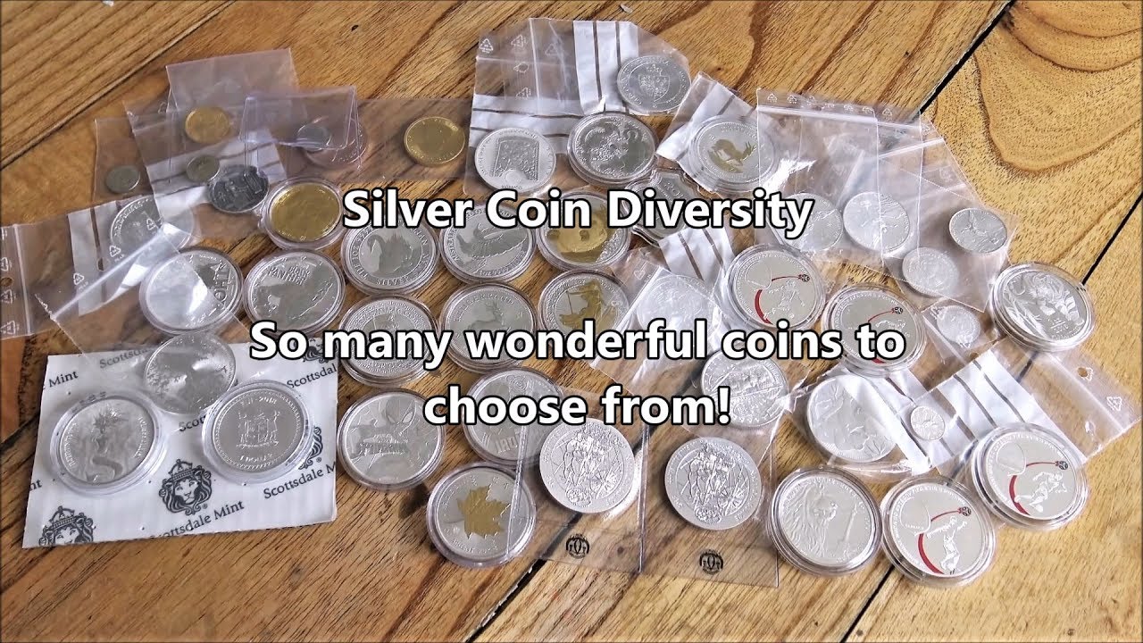 The diversity of silver coins in incredible - So many to choose from ...