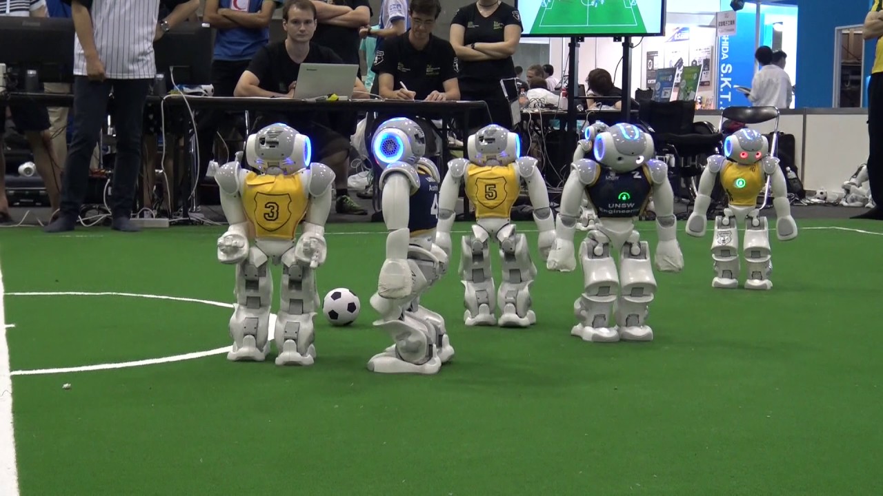 2017 RoboCup SPL Group D Nao Devils Vs UNSW Sydney - YouTube