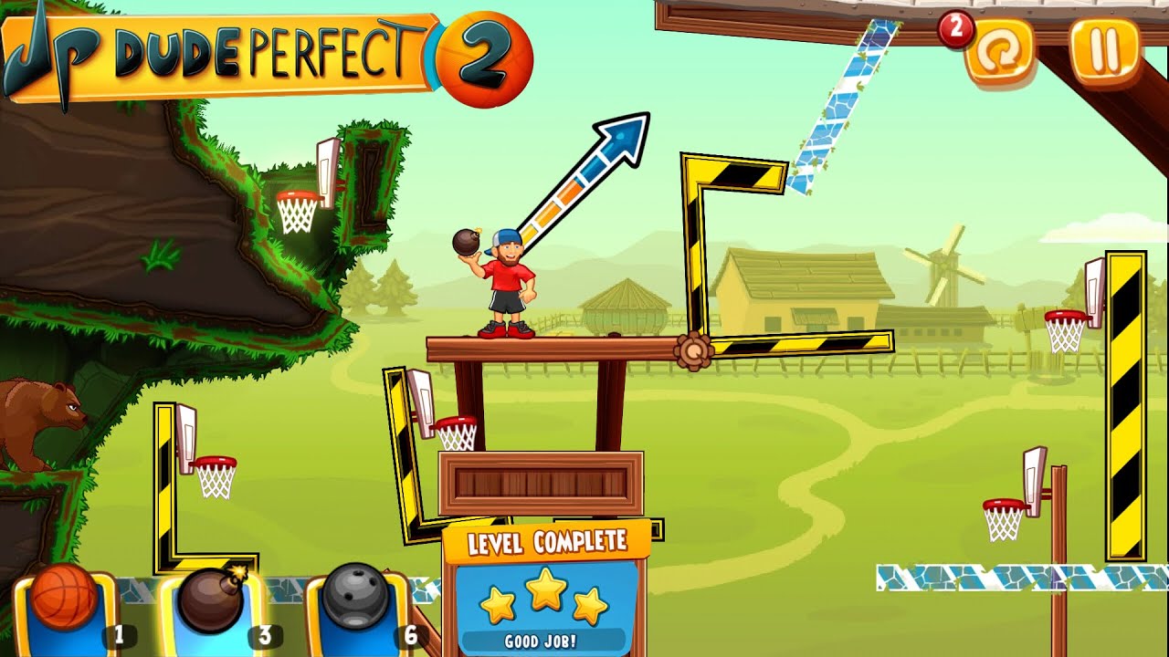Dude Perfect 2: Level 68 / 3 Stars [Android] Gameplay HD - YouTube