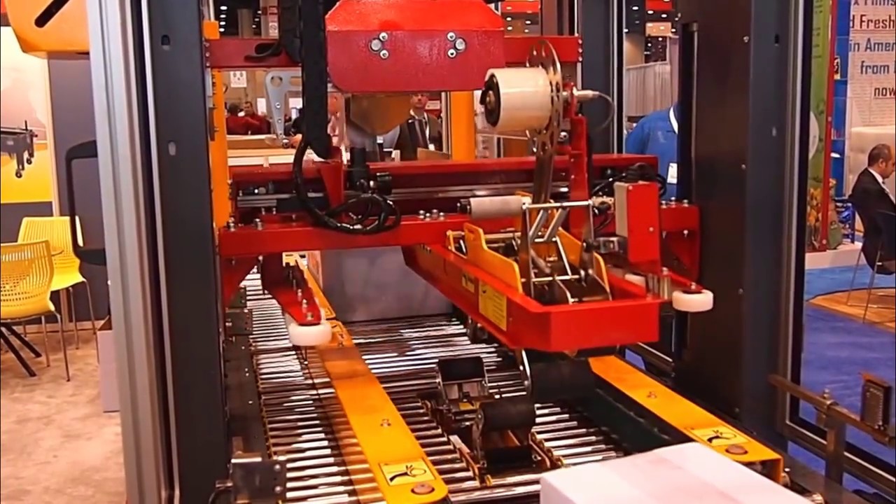 PW-569SAF Fully automatic Case Sealer - YouTube