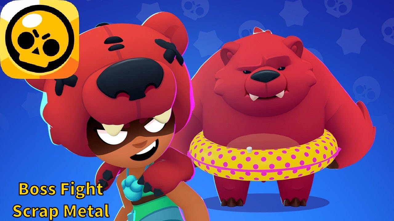 Brawl Stars - Gameplay Walkthrough - Boss Fight: Metal Scrap (Normal ...