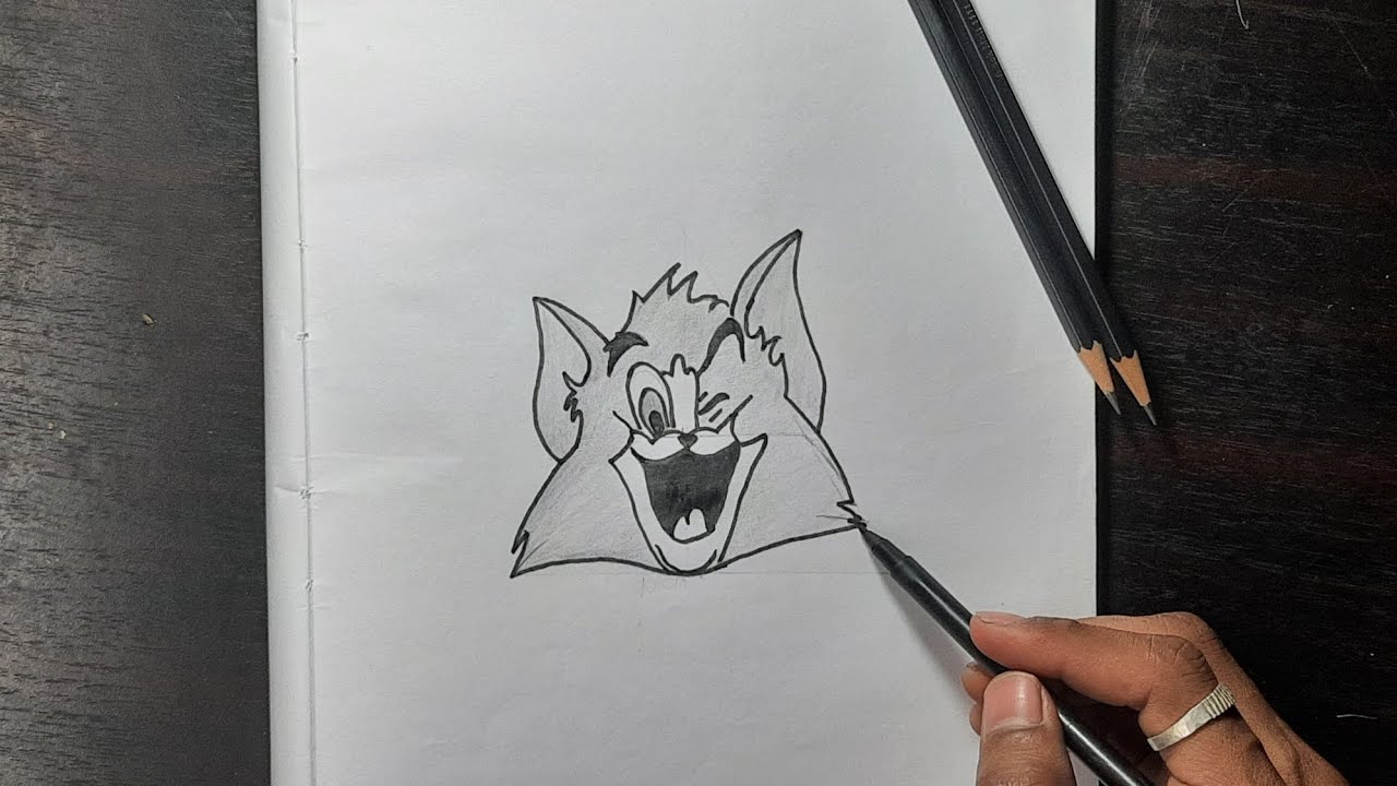 How To Draw Tom Face 😻 || Step By Step 😮 || Full Tutorial 🤩 - YouTube