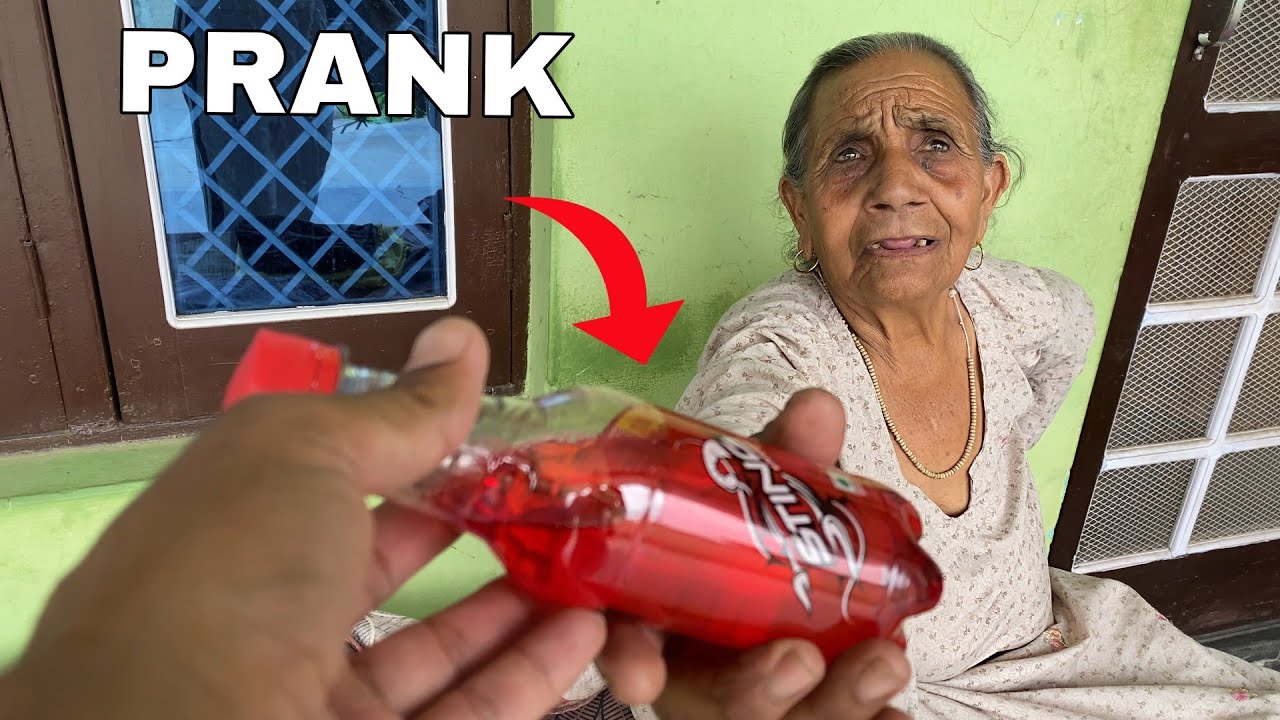 Sting prank on Dadi ji😂||Funny vlog||Sahil Beyal Vlogs - YouTube