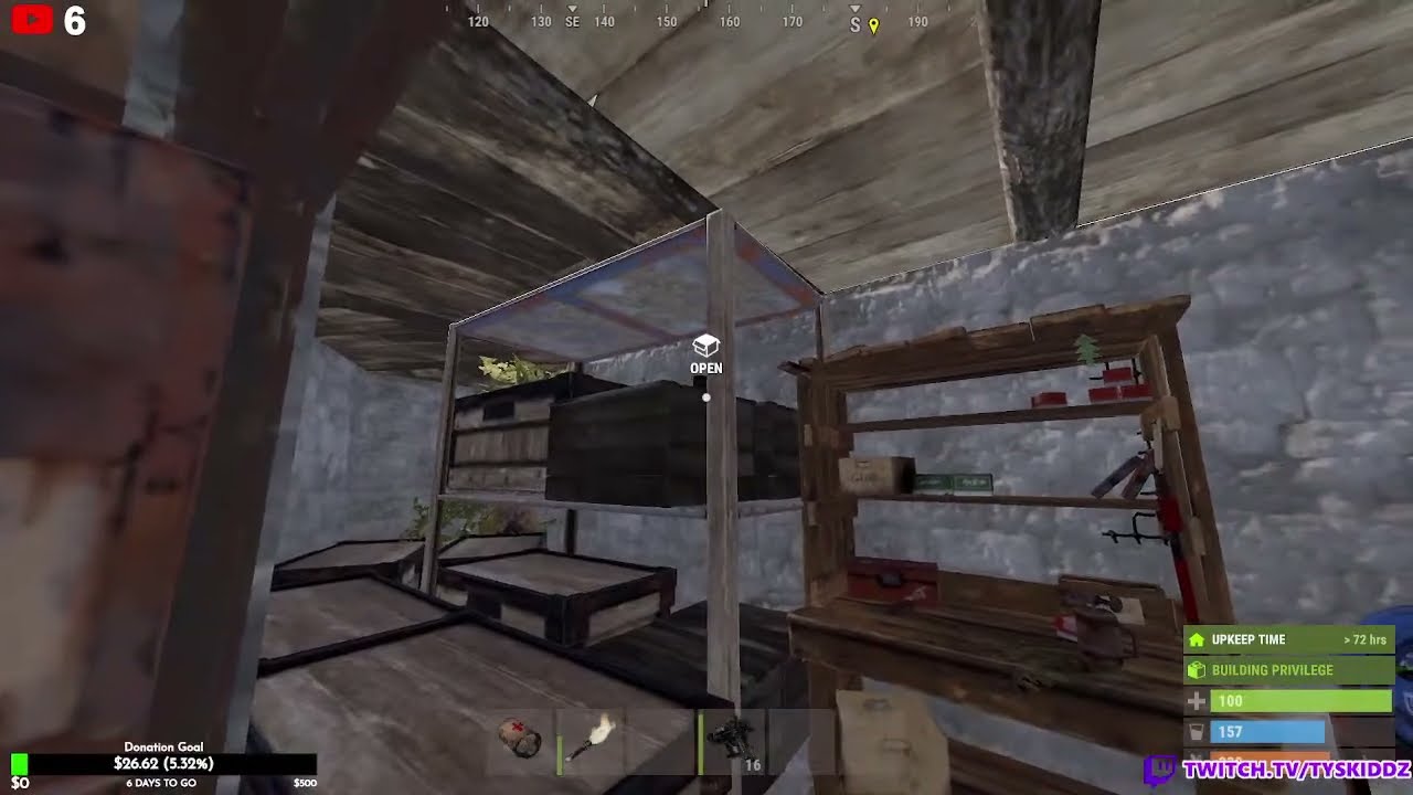 Rust Solo Gameplay Live #1 - YouTube