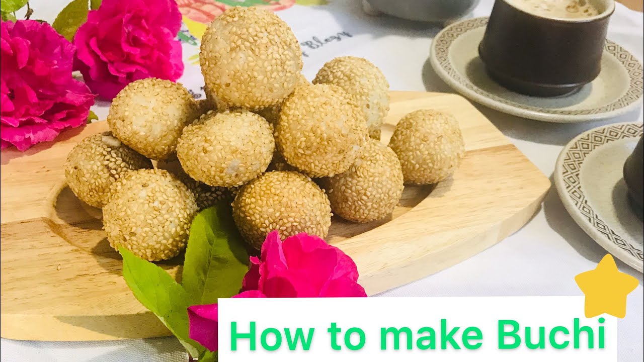 How to make very easy Buchi (Sesame Balls) - YouTube