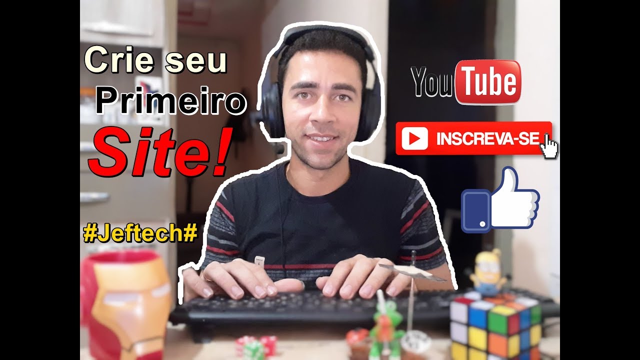 Aula 03 Crie seu Primeiro Site! #Jeftech# - YouTube