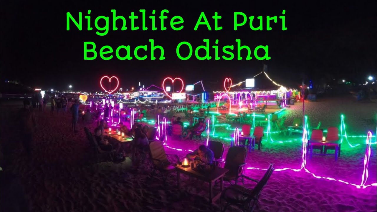 Puri Beach Night Life 2021 | Night Life Of Puri Beach Odisha - YouTube