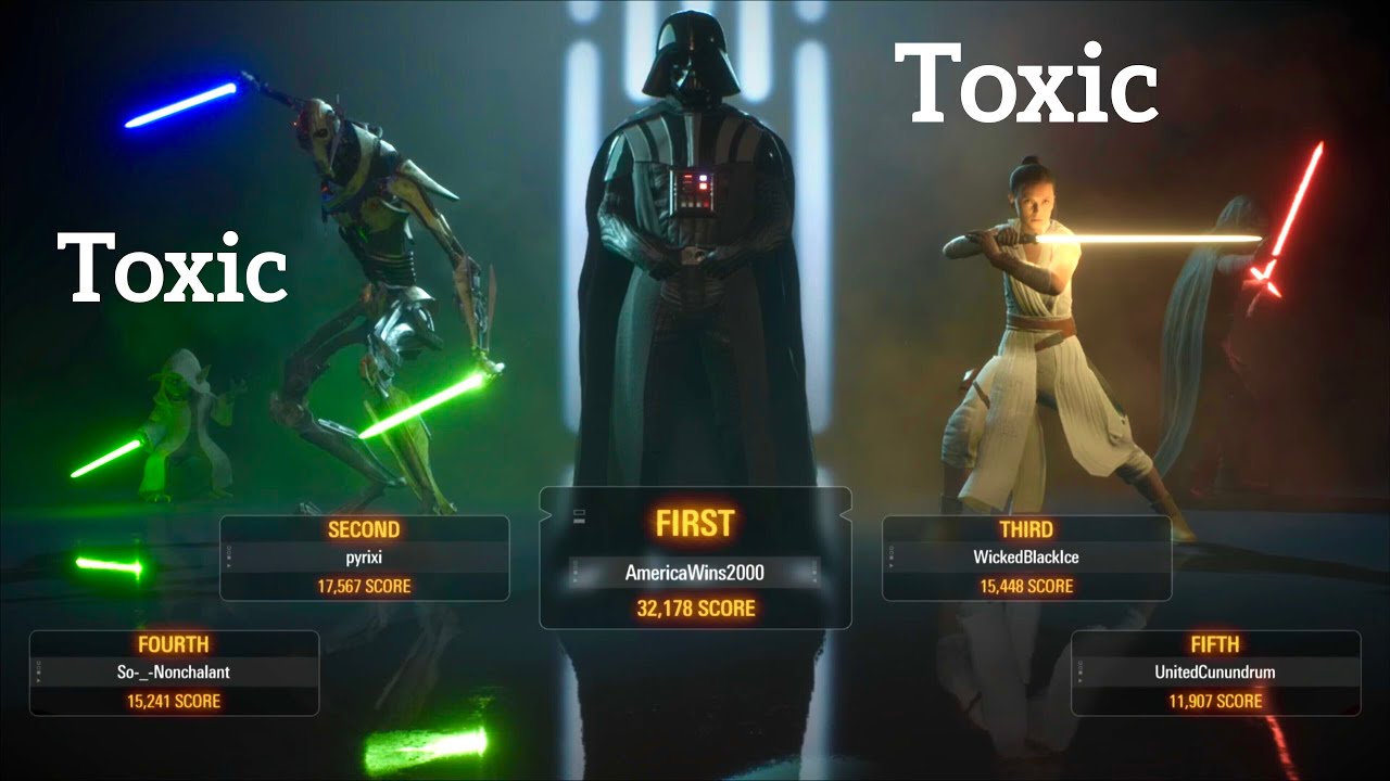Toxic Tryhards Weren't Ready For My Vader | STAR WARS Battlefront II ...