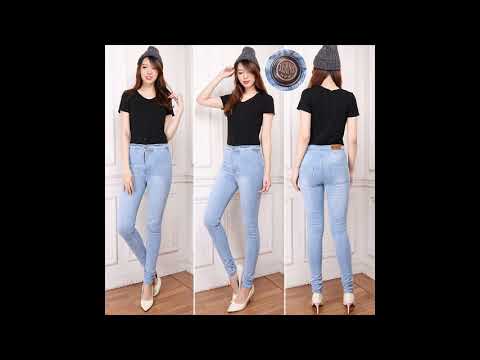 Celana Jeans Hitam Wanita