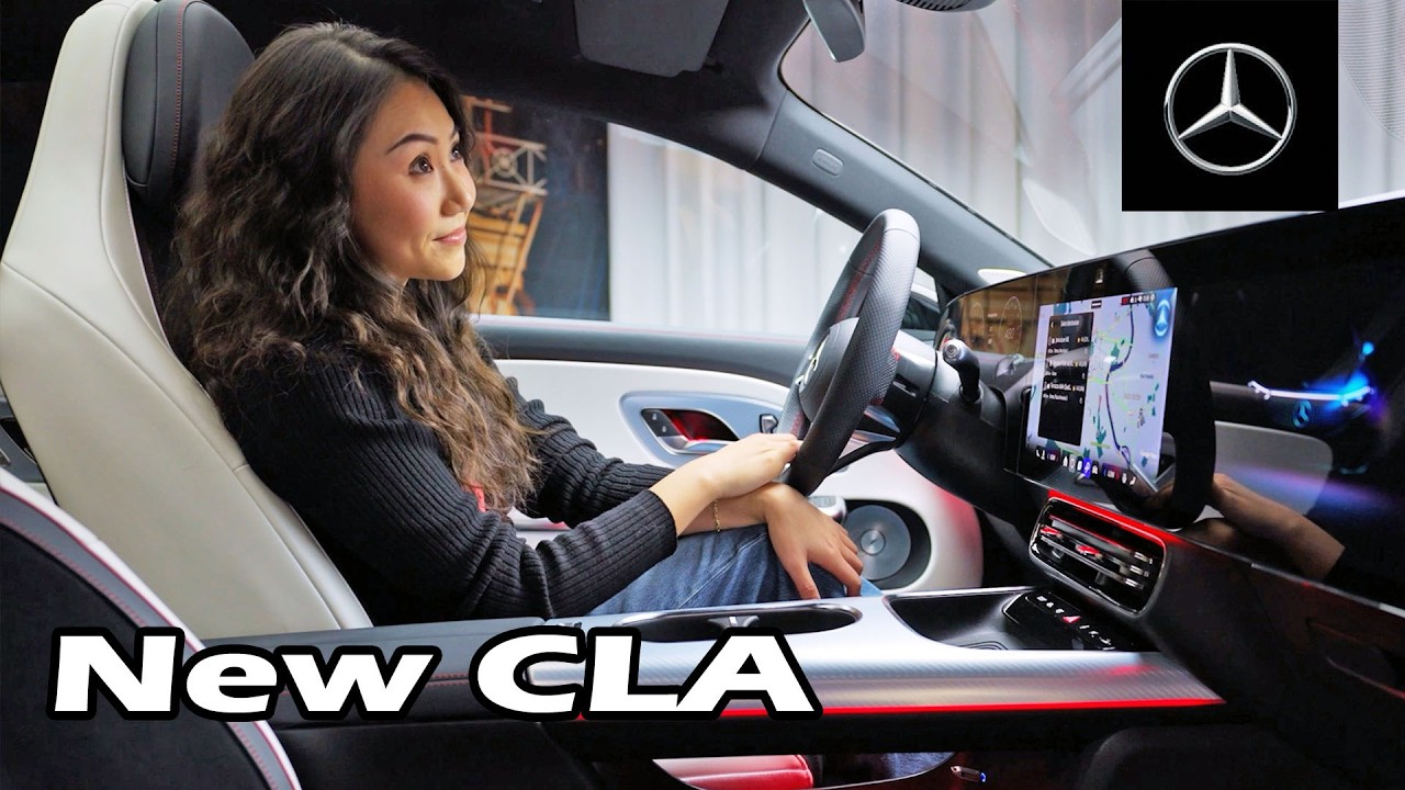 Mercedes-Benz CLA Interior colors 2025 4th Generation - YouTube