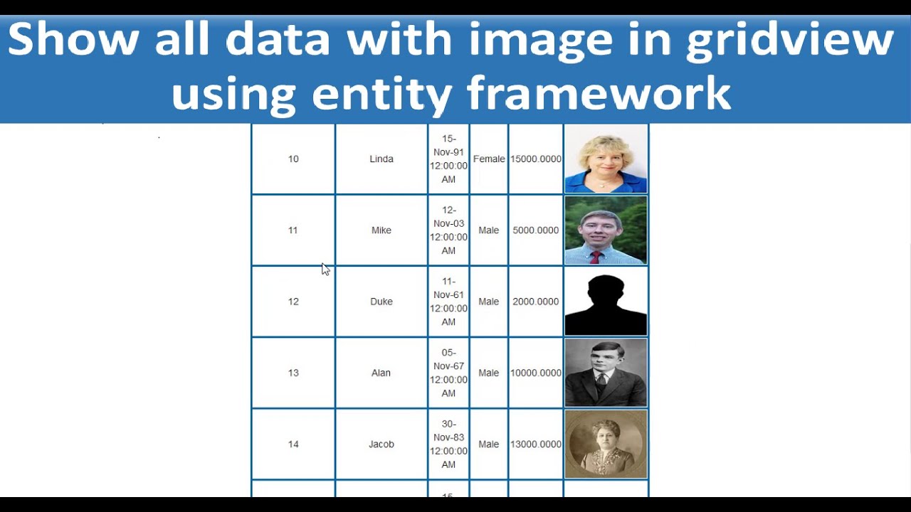 Show All Data With Image In Gridview Using Entity Framework Db 1st Approach In Way 1