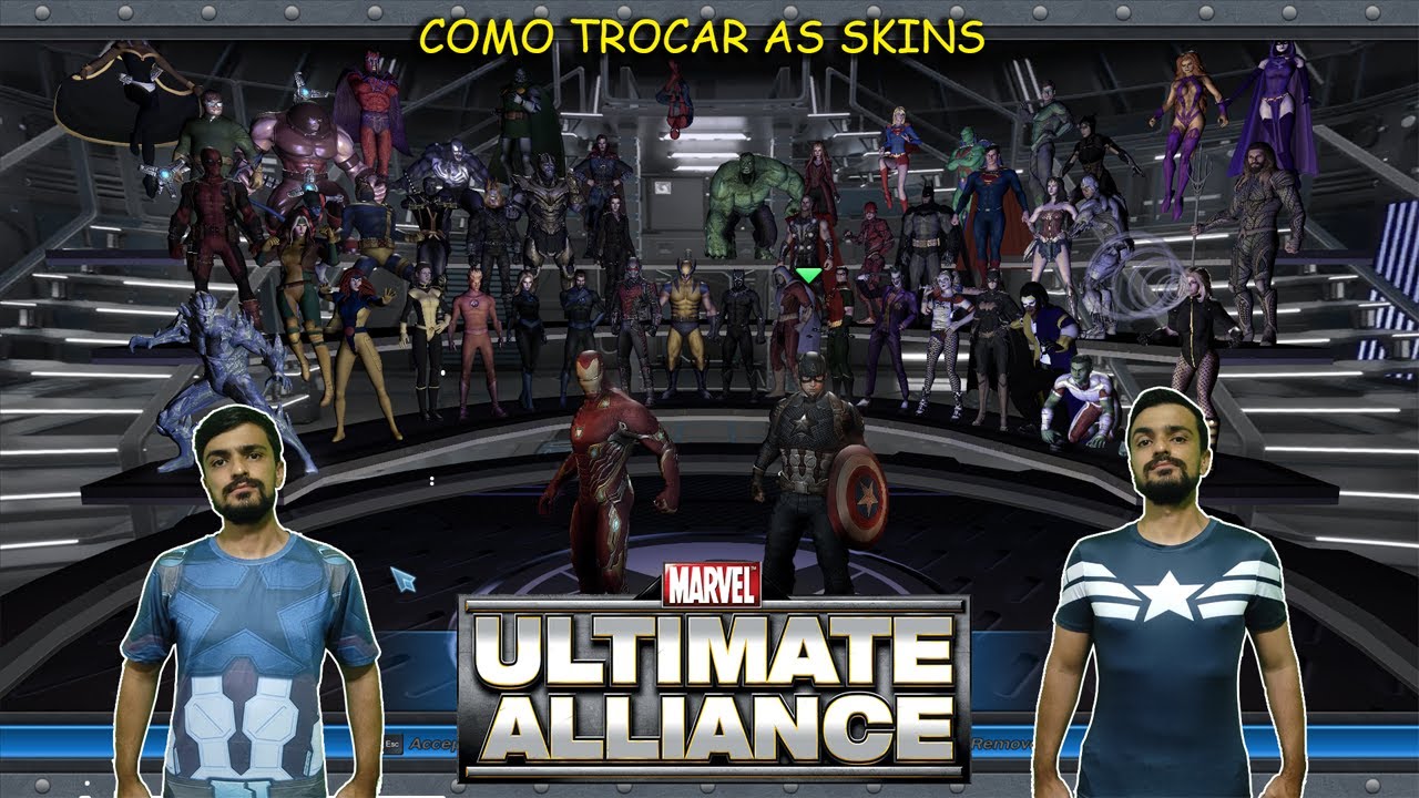Como trocar Skins de Marvel Ultimate Alliance - Tutorial Skins - YouTube