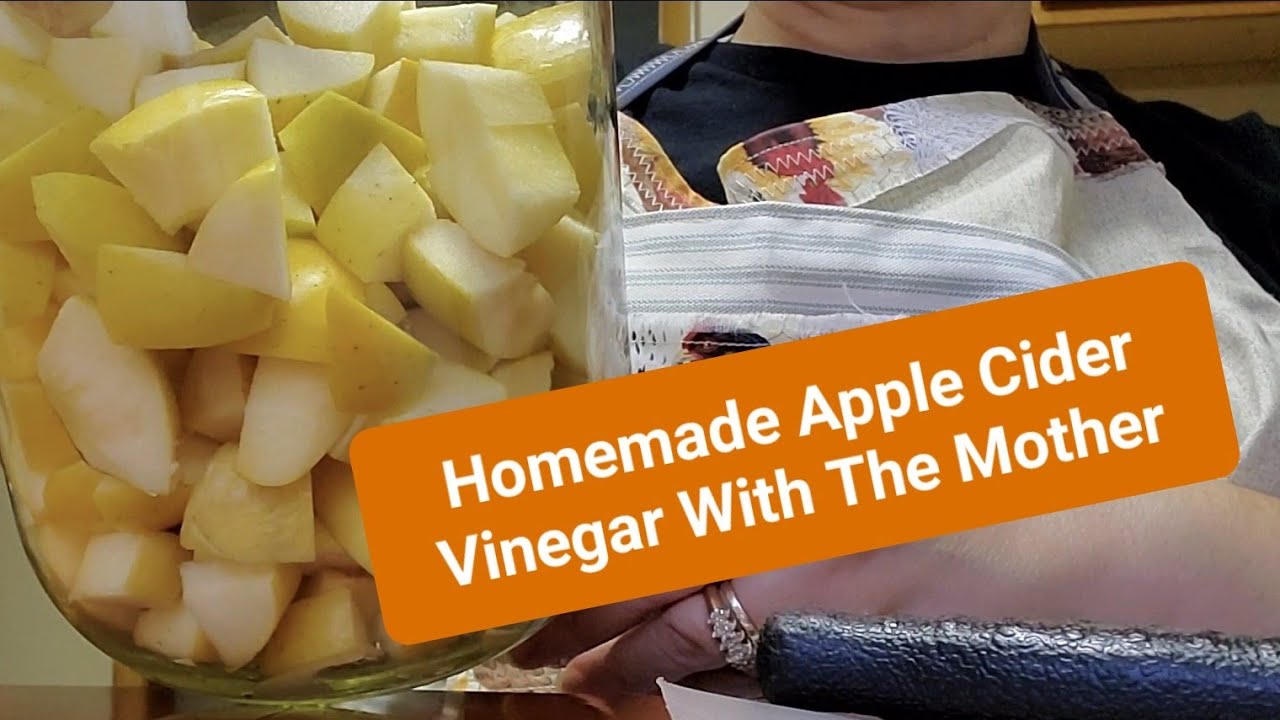Make Your Own Apple Cider Vinegar With The Mother|Homemade ACV - YouTube