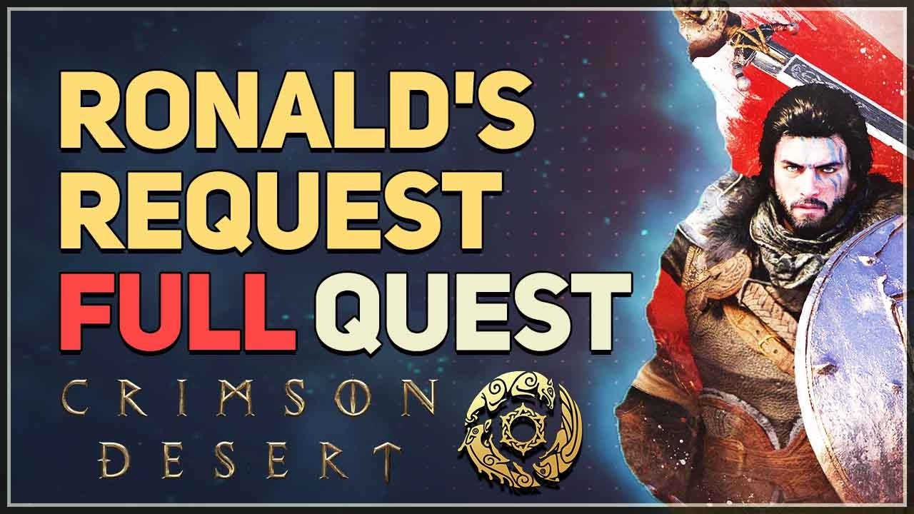 Ronald's Request FULL QUEST Crimson Desert - YouTube