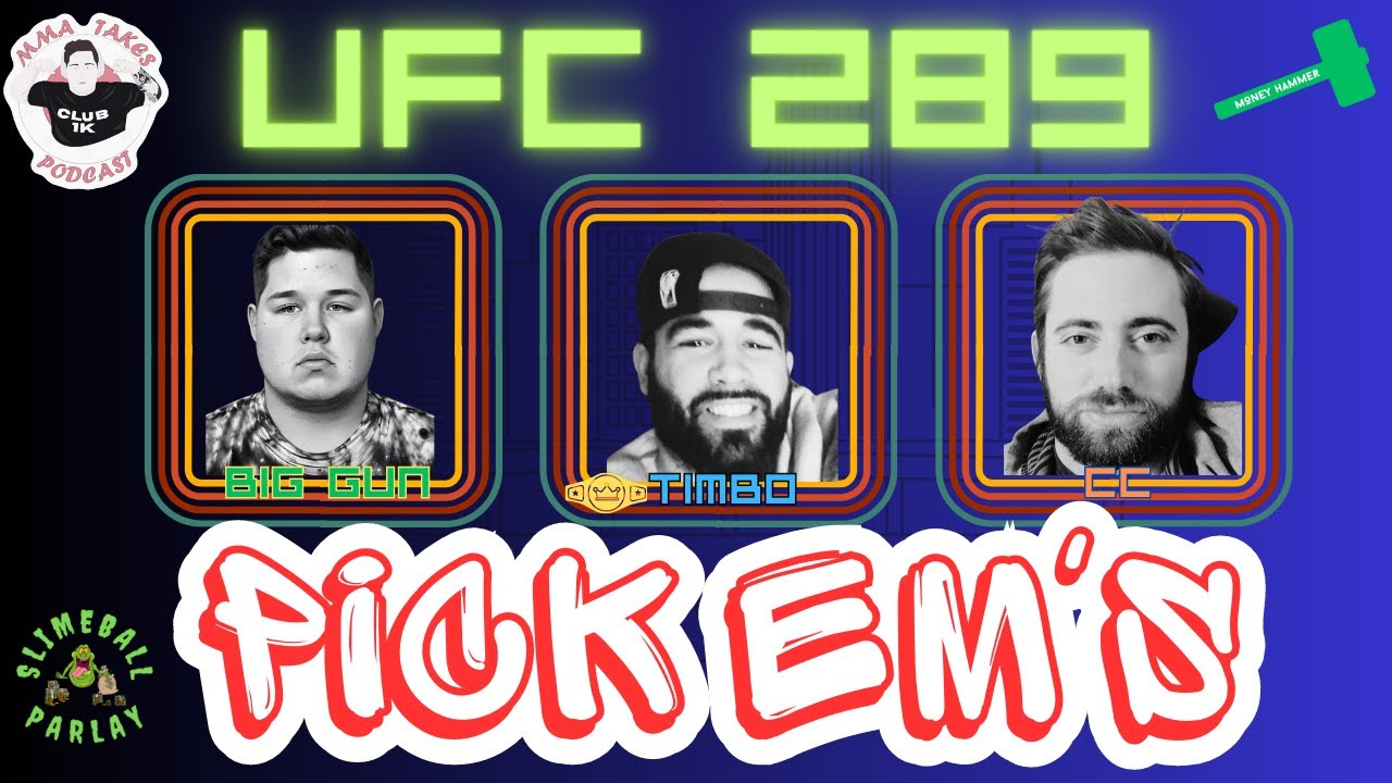 UFC 289 PICK EM'S - YouTube