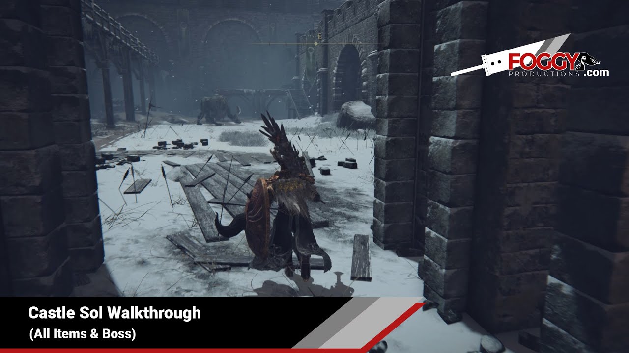 Elden Ring - Castle Sol Walkthrough (Collectible, Boss fight) - YouTube