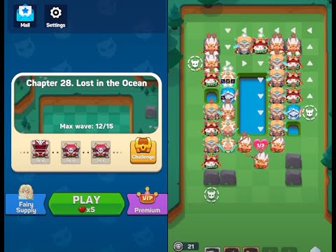 Cube Defender Casual TD - Chapter 28 - Lost In The Ocean - YouTube