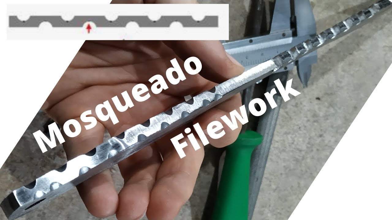 Mosqueado Básico em Faca | Basic Filework on Knife - YouTube