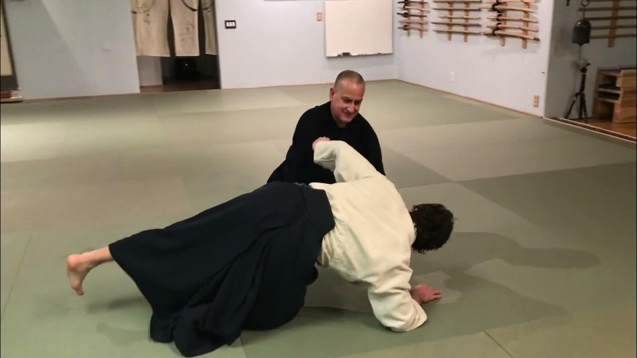 Aikido: Front-Inward Kuzushi with Kata Dori (Ikkyo Omote) - YouTube
