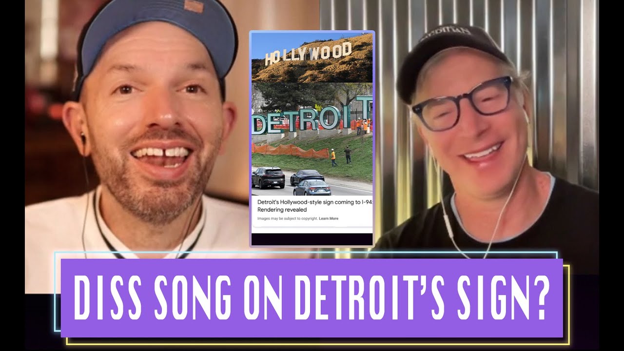 Detroit Rapper Makes Diss Song Aimed at Hollywood Style Sign - YouTube