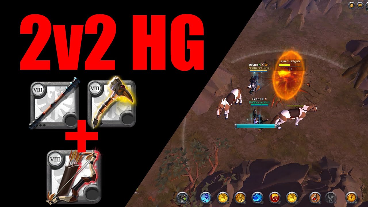2v2 HG | Tombhammer/Quarterstaff + Bow of Badon | Montage - YouTube