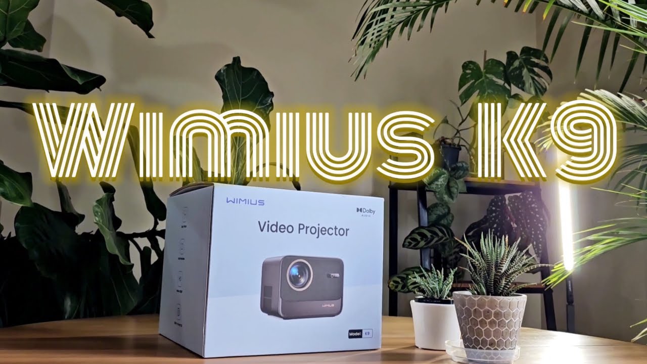 WiMiUS K9 - BUDGET Projector Unboxing / Test - YouTube
