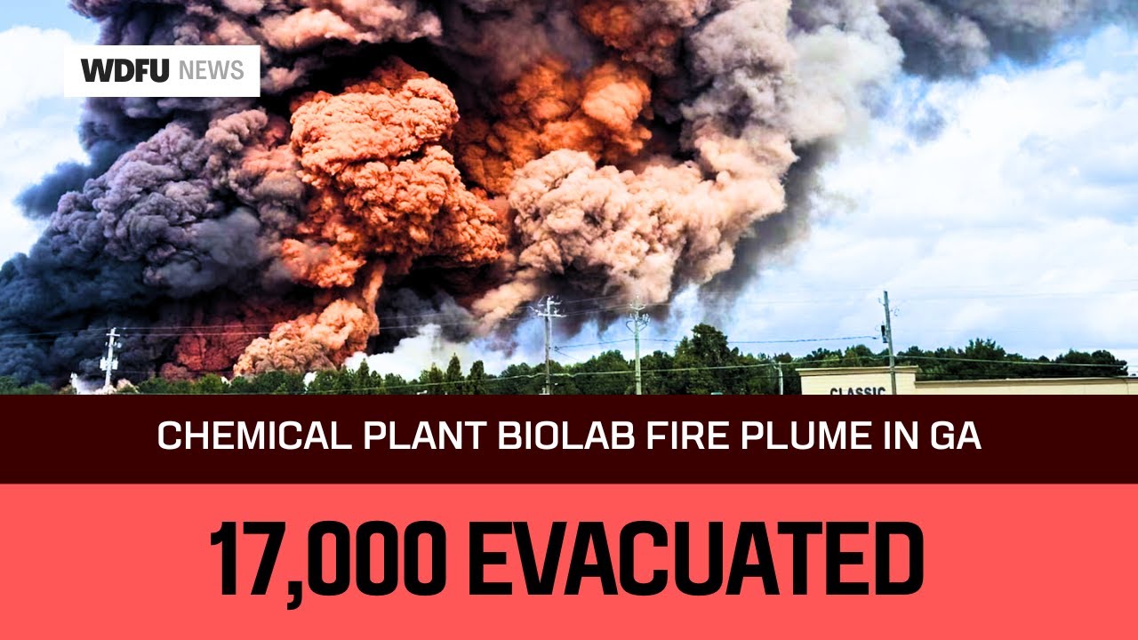 Massive Chemical Plant BioLab Fire Plume Forces 17,000 to Evacuate ...